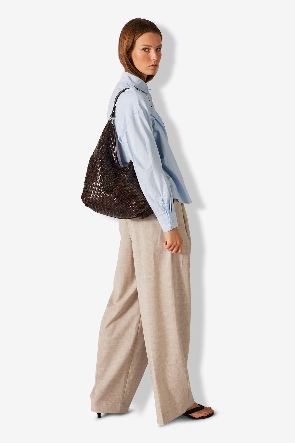 Salerno shoulder bag Mindy Dark brown – Adax Shop